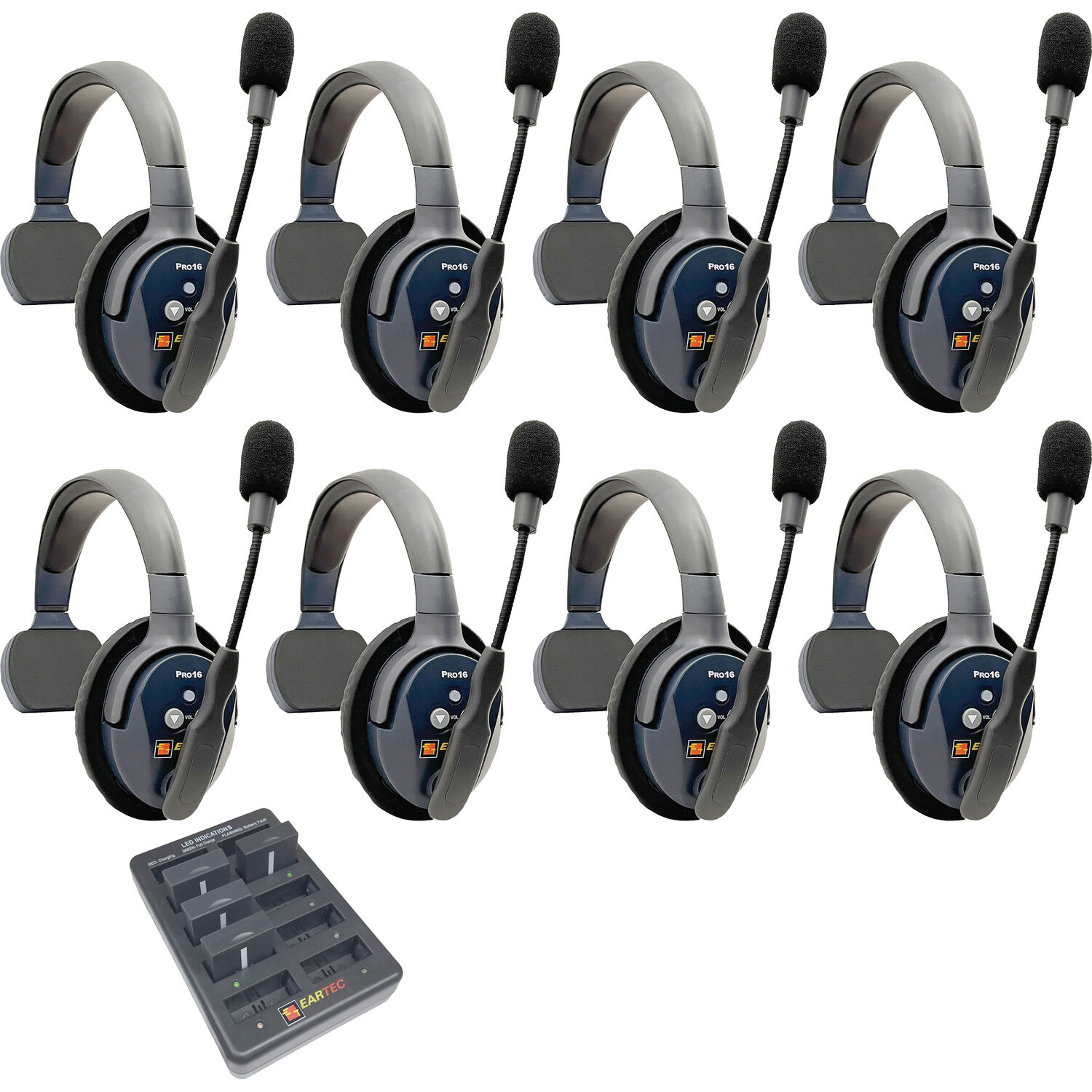Eartec UltraLITE Pro16 Long-Range Dual-Channel Full-Duplex Wireless ...