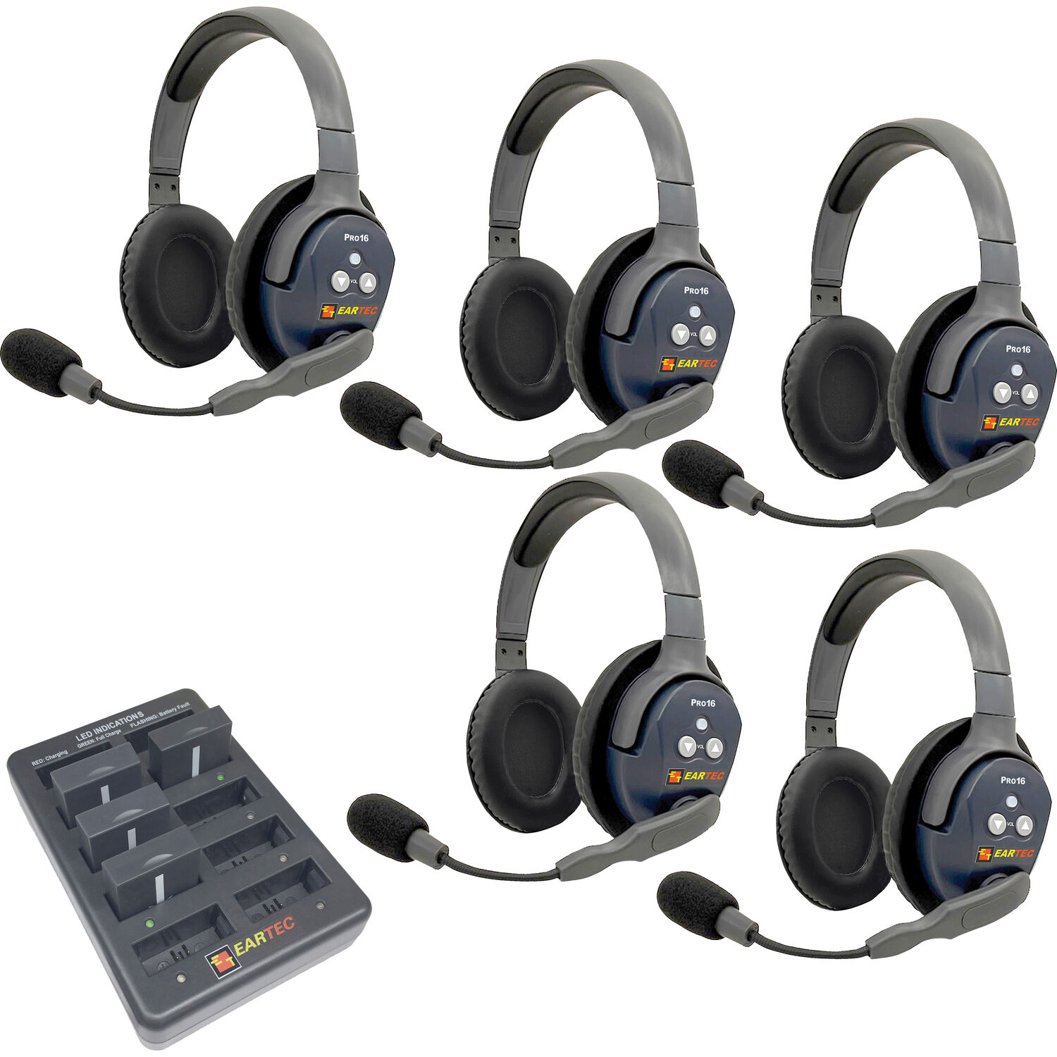 Eartec UltraLITE Pro16 Long-Range Dual-Channel Full-Duplex Wireless ...